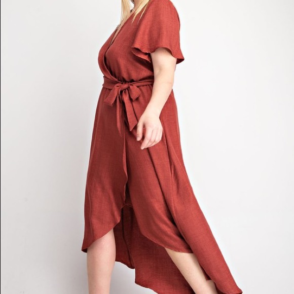 Dresses | Emma Apple Wrapped Dress | Poshmark